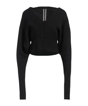 Rick Owens Plain Colour Jumper - Black