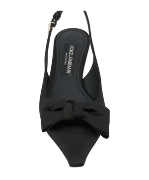 Dolce & Gabbana Bow Slingback Pumps - Black