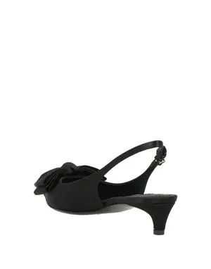 Dolce & Gabbana Bow Slingback Pumps - Black
