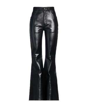 Chloé Solid-color Flared Trousers - Black