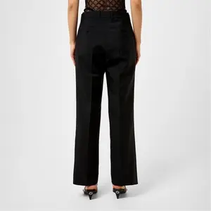 Gucci Mohair Tailored Trousers With Cutout Detail