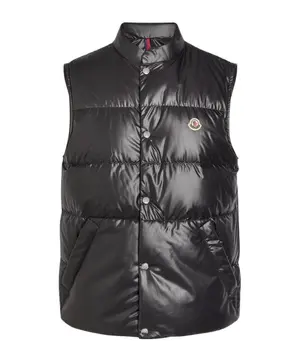 Moncler Stand-up Collar Jacket - Black