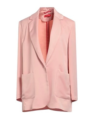 MAXCO. Max&co. Satin Single-breasted Blazer - Pink