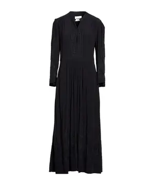 Isabel Marant Étoile Flared Long Sleeve Maxi Dress With Appliqués