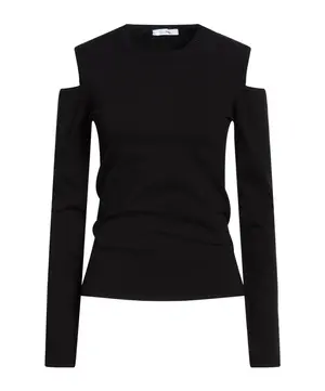 Max Mara Long Sleeve Openwork Knit Top