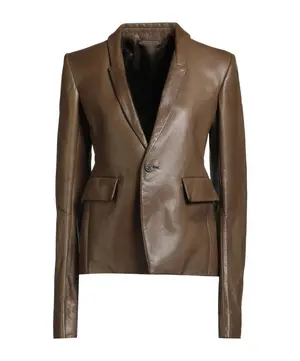 Rick Owens Single-breasted Blazer - Green