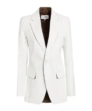 MAISON MARGIELA Single-breasted Suit Jacket - White