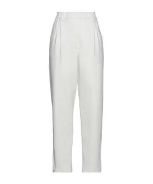 Brunello Cucinelli Plain Colour Casual Trousers - White
