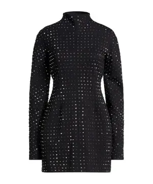Sportmax Rhinestone Embellished Mini Dress