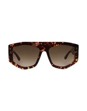 Isabel Marant Étoile Geometric Fashion Sunglasses - Brown