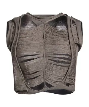Rick Owens Plain Colour Top - Gray
