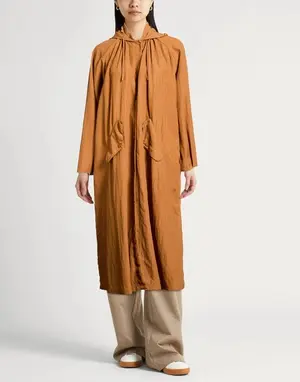 MAXCO. Solid Color Hooded Coat