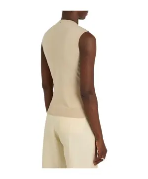Sportmax Crystal-embellished Fine-knit Top