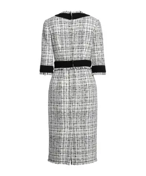 Dolce & Gabbana Multicolor Tweed Dress