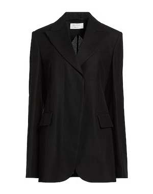 Sportmax Single-breasted Suit Jacket - Black