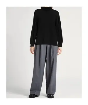 Max Mara Turtleneck With Puffed Sleeves