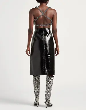 GANNI Wales Check Crop Top