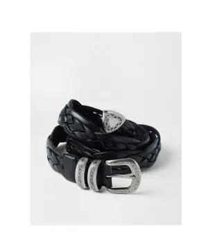 Brunello Cucinelli Woven Leather Belt