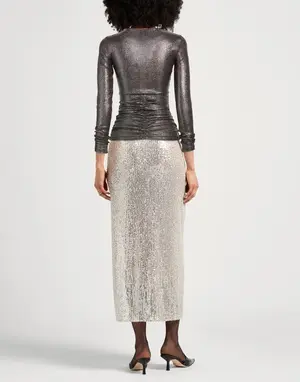 Isabel Marant Étoile Metallic Long Sleeve Top