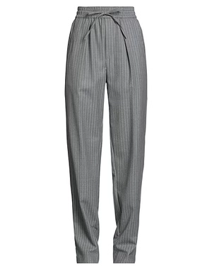 Isabel Marant Étoile Striped Tapered Flannel Trousers - Gray