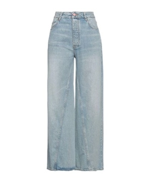 GANNI Wide-leg Denim Trousers