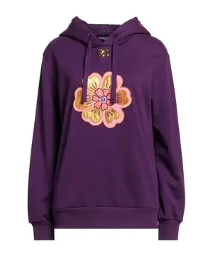 Dolce & Gabbana Metallic Solid Color Sweatshirt - Purple