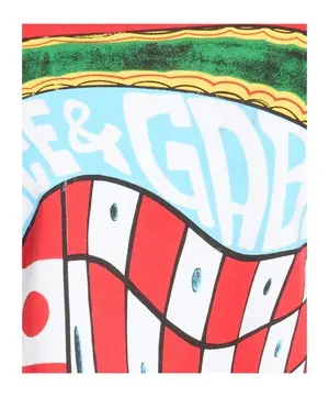 Dolce & Gabbana Colorful Printed Short-sleeve T-shirt