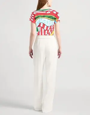 Dolce & Gabbana Colorful Printed Short-sleeve T-shirt