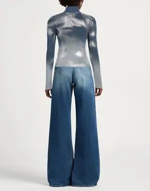 DIESEL® Two-tone Long-sleeve Turtleneck Knit