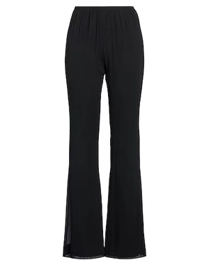 Sportmax Stretch Flared Pants With Crystal Appliqués