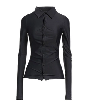 Balenciaga Simple Long-sleeved Shirt - Black