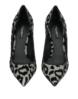 Dolce & Gabbana Leopard Print Pointed-toe Stilettos