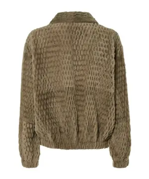 Fendi Reversible Beige Shearling Blouson