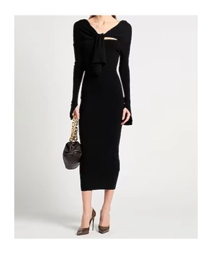 Jacquemus Ribbed Knit Long-sleeve Dress