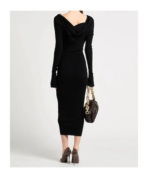 Jacquemus Ribbed Knit Long-sleeve Dress