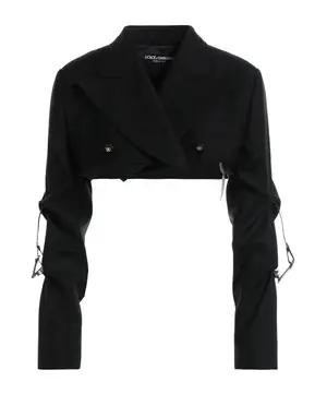 Dolce & Gabbana Leather Trims Blazer