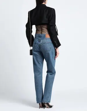 Dolce & Gabbana Leather Trims Blazer