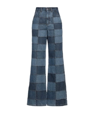 Chloé Wide-leg Patchwork Jeans