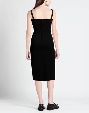 Dolce & Gabbana Solid Color Sleeveless Slim-fit Dress