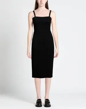 Dolce & Gabbana Solid Color Sleeveless Slim-fit Dress