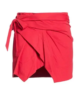 Isabel Marant Étoile Solid Color Wrap Skirt - Red