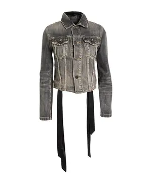 Balenciaga Colorful Denim Jacket - Black