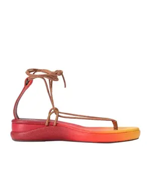 Chloé Strappy Lace-up Thong Sandals