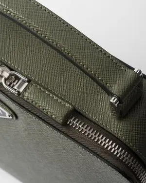 Prada Brique Medium Saffiano Leather Bag