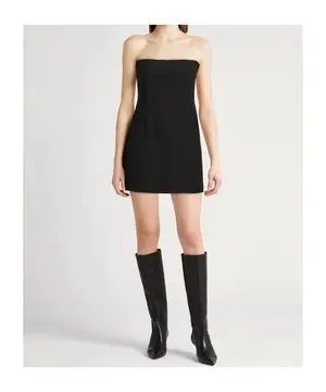 Sportmax Strapless Dress With Zip Closure