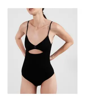 Prada Interlock Fabric One-piece Swimsuit