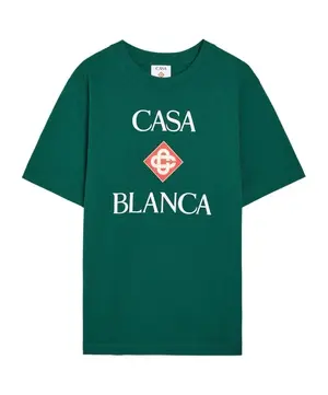 Casablanca Casual Crew Neck T-shirt - Green