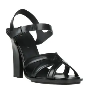 Max Mara Minimal Square Heel Sandals