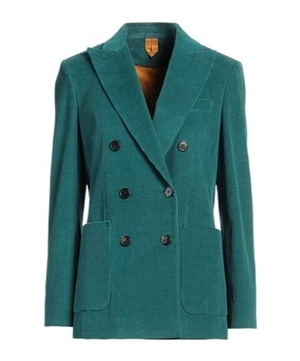 Max Mara Corduroy Double-breasted Blazer - Blue
