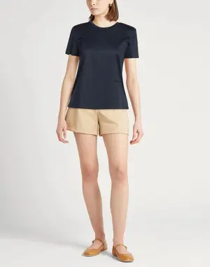 Max Mara Solid Short Sleeve T-shirt - Black